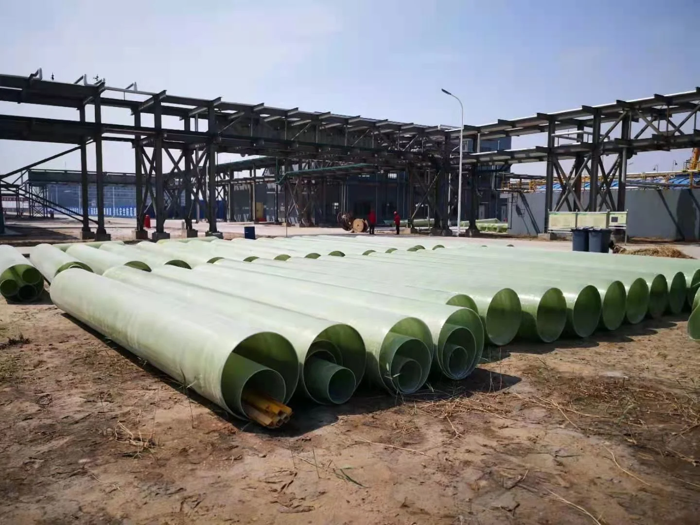 FRP Pipes for Sewage Treatment Plant