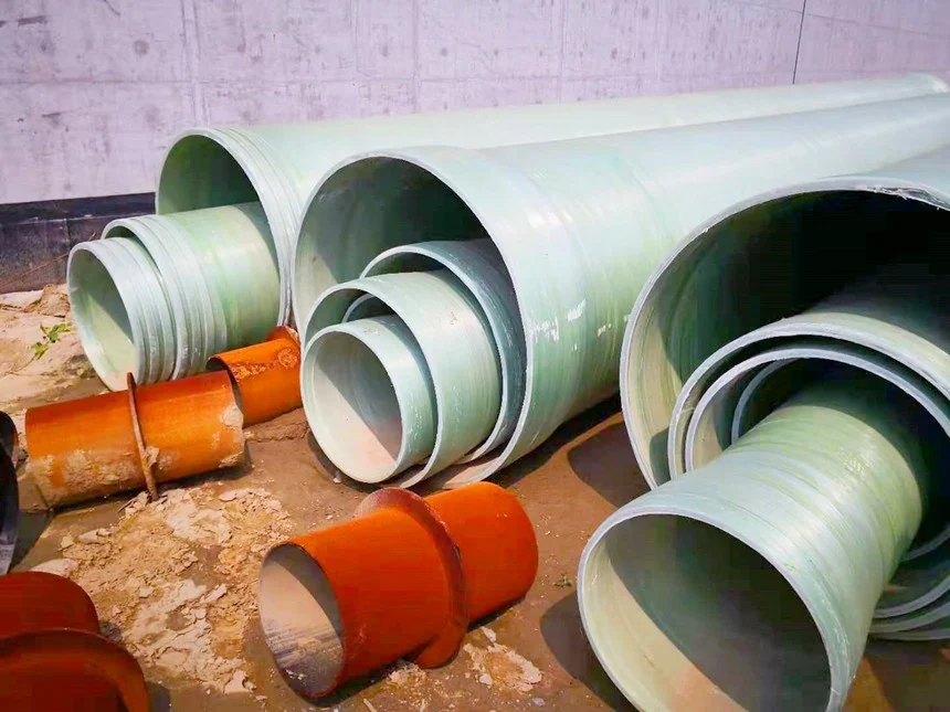 Exhaust Gas Recovery FRP Pipe - FRP pipes/tanks/towers/profiles/grating