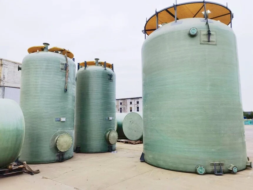 Vertical FRP Flat-Bottom Storage Tank - FRP pipes/tanks/towers/profiles ...