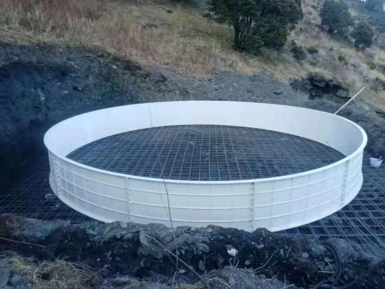 GRP Fish Pond - FRP pipes/tanks/towers/profiles/grating