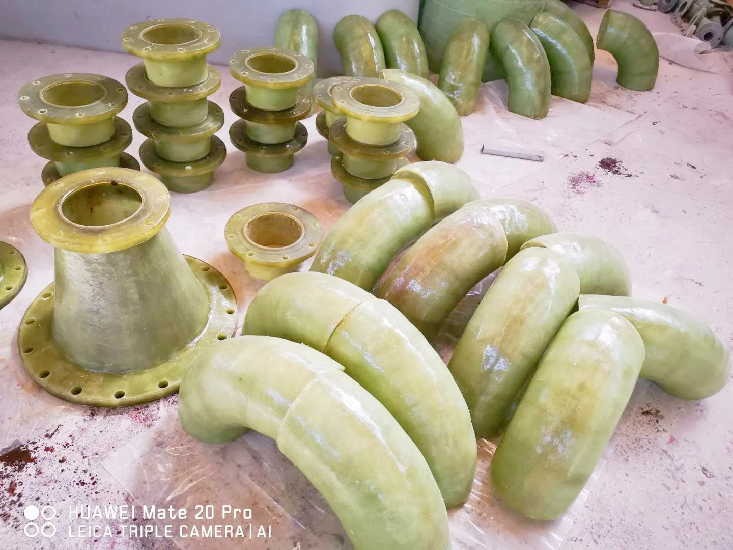 Fiberglass FRP Pipe Fitting - FRP environmental protection equipment ...