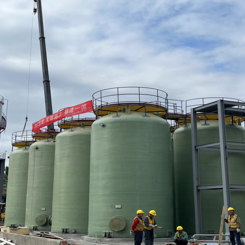 FRP Vertical Flat Bottom Storage Tank - FRP pipes/tanks/towers/profiles ...